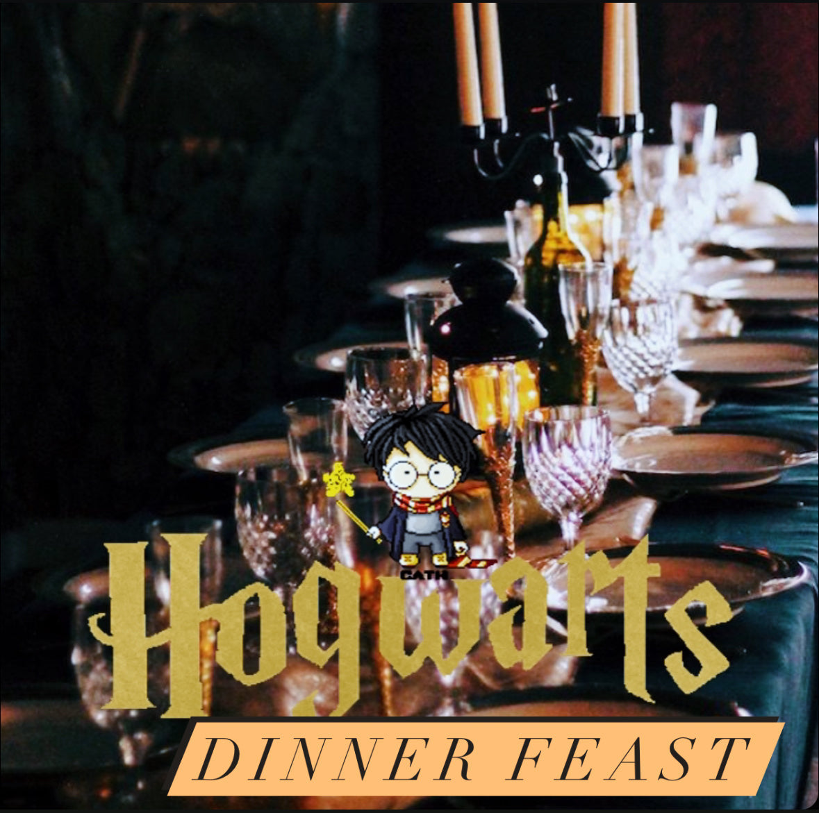 Hogwarts Dinner Feast – Herzstück - Das Kuchenatelier UG